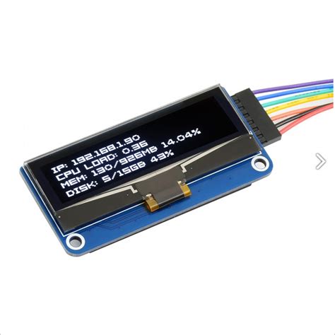 inča OLED displej HAT za Raspberry Pi x malina