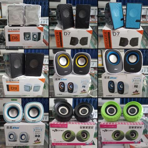 Jual Speaker Aktif Multimedia Speaker Laptop Komputer PC Handphone USB Superbass Shopee