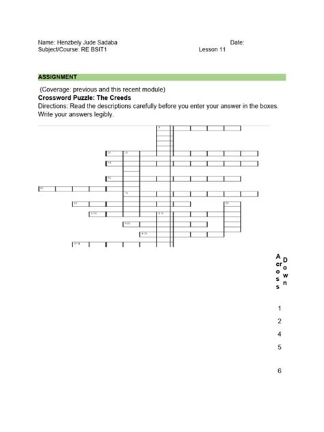Lesson 11 Assignment Pdf