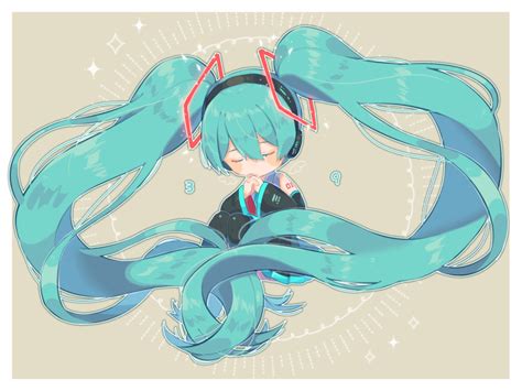 Safebooru 1girl Absurdly Long Hair Blue Hair Blush Stickers Chibi