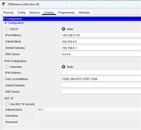 Dns And Web Server Cisco Packet Tracer Cisco Community