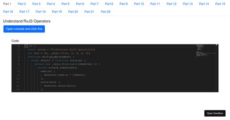 Rxjs Operators Wip Codesandbox