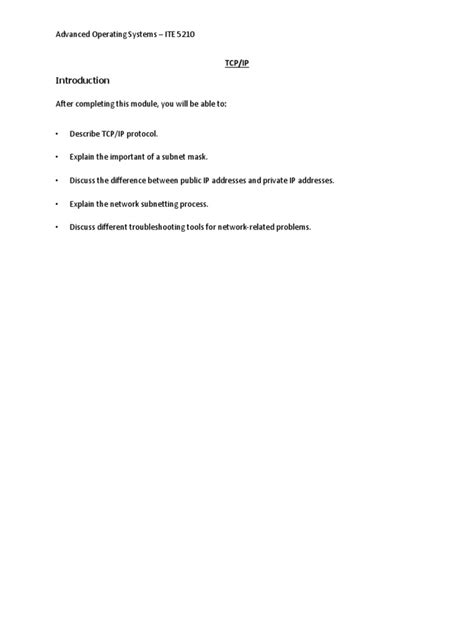 Tcp Ip Fundamentals Download Free Pdf Ip Address Internet Protocols