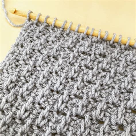 Tunisian Tweed Stitch Video Tutorial Artofit