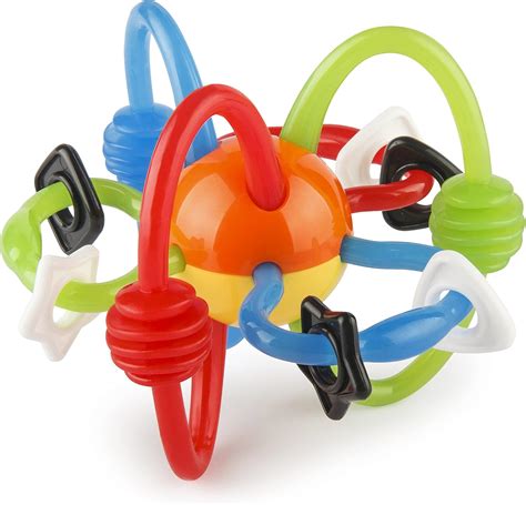 Infantino Multi Sensory Teether And Rattle Multi Colour Toptoy