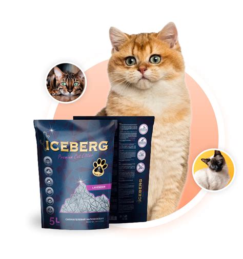 ᐈ Iceberg - Гігієнічний наповнювач для котячих туалетів