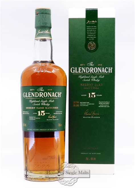 Glendronach 15 Years Glendronach House Of Single Malts Ag