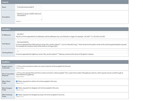 Config Security Zones Perspective Project Ignition Inductive