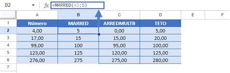 Arredondar Arredondar Para Cima Ou Arredondar Para Baixo Para O 5 Ou 05 Mais Próximo Excel E