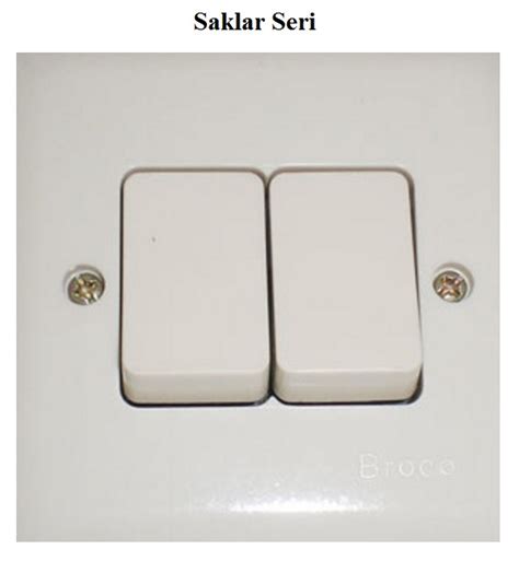 Komponen Dan Fungsi Alat Instalasi Penerangan Saklar Seri ~ Guru