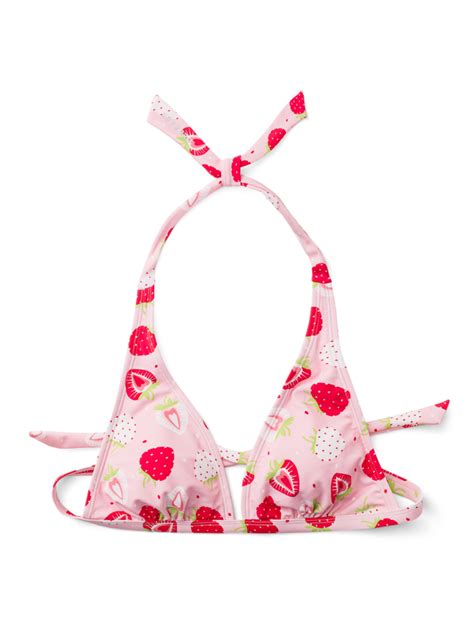 Triangle Bikini Top Sweet Strawberries Dedoles