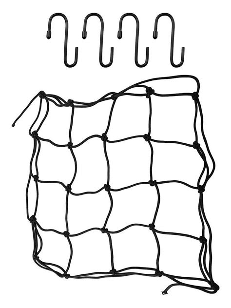 Bclong Grow Tent Pe Netting Elastic Trellis Netting With 4 Hooks