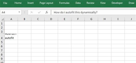 Excel Setting The Row Height Dynamically In Vba Stack Overflow