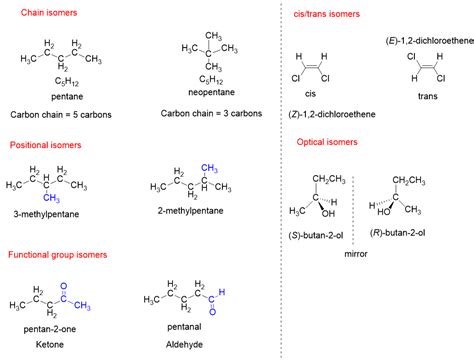 Solved Explain The Main Forms Of Isomerism Include Chain Positional