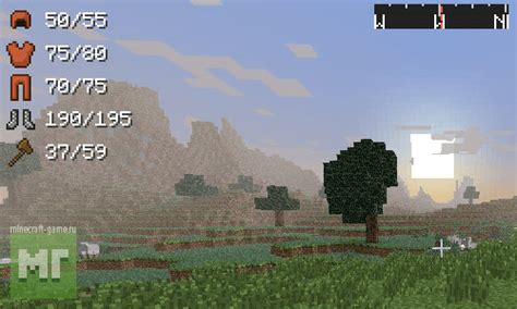 Скачать мод Armor Status HUD для Minecraft всех версий бесплатно