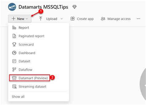 Power Bi Datamart Low Code And No Code Reporting Functionality