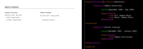 Help With Odd Vertical Spacing In Multi Column Layout Rlatex