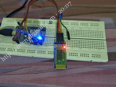 Hc 05 Bluetooth Module Controlling An Led With Esp8266