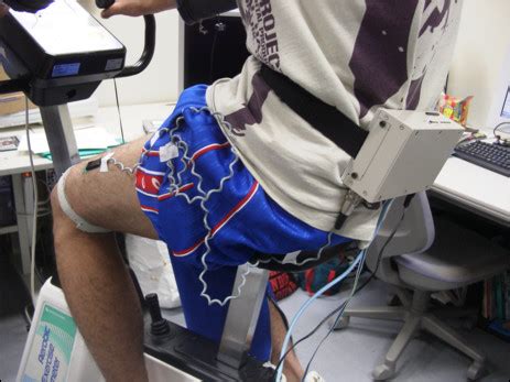 Photograph Of The Unit Being Worn During Cycle Ergometer Exercise Download Scientific Diagram
