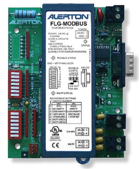 Alerton Honeywell Flg Modbus Field Level Gateway Bacnet Mstp Eia 232