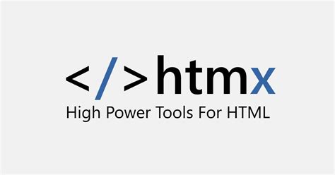 New Javascript Library Htmx Exploring The Different Htmx Attributes