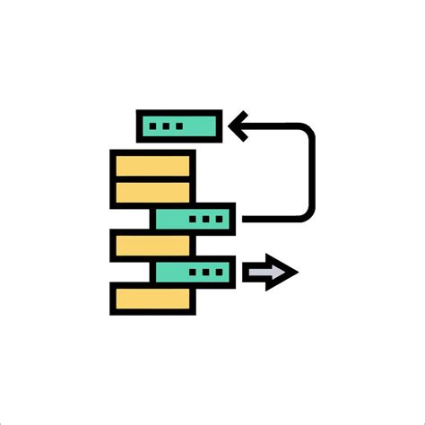 A Stack Of Blocks With A Green Arrow Pointing To The Left Vector Art At Vecteezy