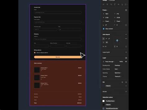 Dmitriy Bunin On Linkedin Responsive Checkout Component In Figma Uikit Responsivedesign