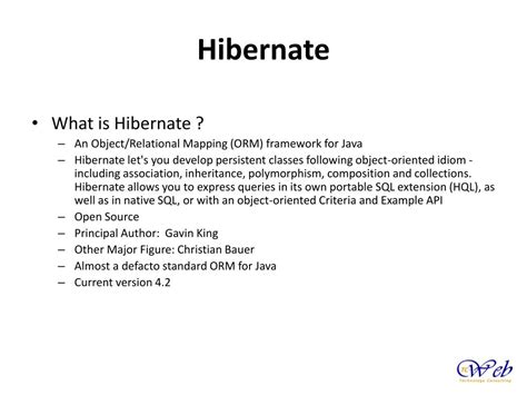 Ppt Hibernate Powerpoint Presentation Free Download Id2769242