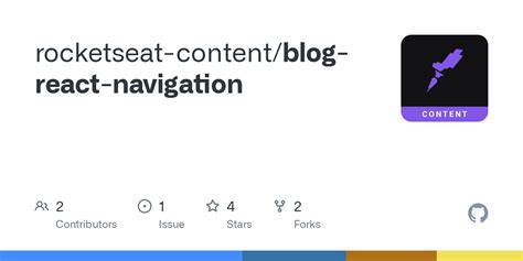 github rocketseat content blog react navigation