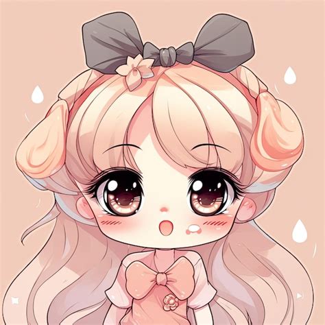 Una Linda Chica Kawaii En Moda Casual Ia Generativa Foto Premium