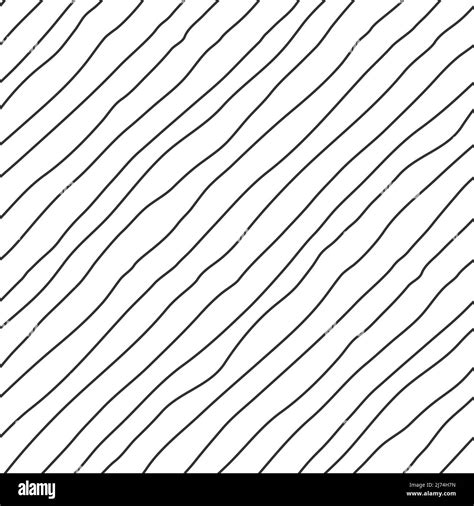 Seamless Pattern With A Hand Drawn Texture Diagonal Uneven Free Hand Lines Monochrome Backdrop
