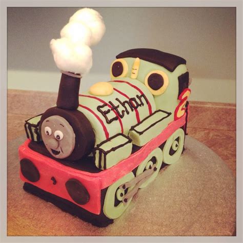 Percy Train Cake Homemade Cakes Train Cake Cake