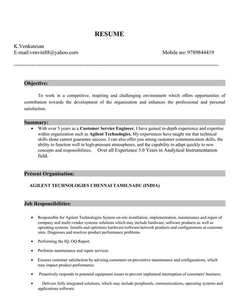 Venkatesan Resume Pdf