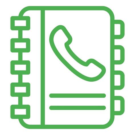 Premium Vector Contacts Book Vector Icon Design Illustration