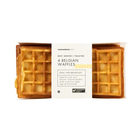 Belgian Waffles 4 Pk Za
