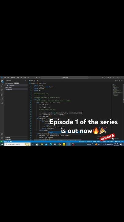 Building Web Server And Hacking The Web Server Coding Python Server Techtutorials