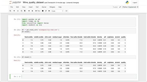 predict the wine quality using sequential model from keras and random