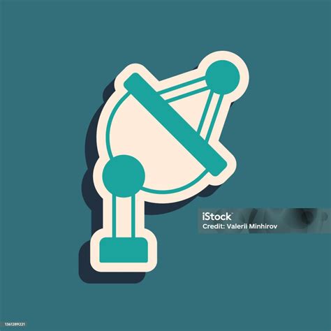 녹색 배경에 고립 된 녹색 위성 접시 아이콘 라디오 안테나 천문학 및 우주 연구 긴 그림자 스타일 벡터 0명에 대한 스톡 벡터 아트 및 기타 이미지 Istock