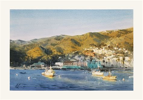 Andy Evansen Big Sur Watercolor Bar Harbor Maine Watercolor Andy