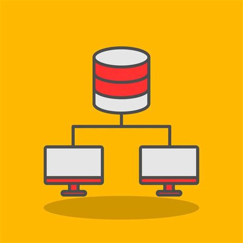 Data Center Filled Shadow Icon Vector Art At Vecteezy