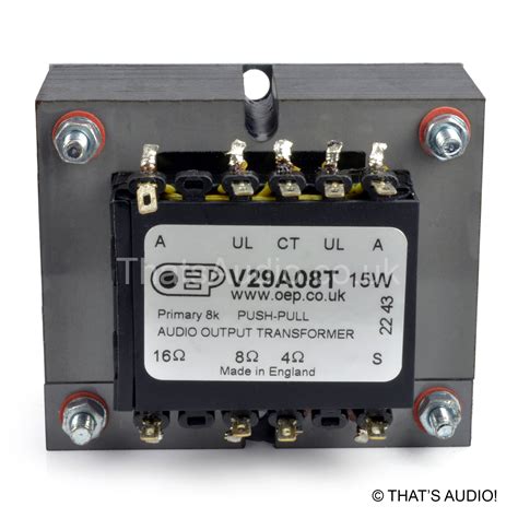 Valve Amplifier Output Transformer 15w Push Pull Oep V29a08t Valve Amplifier Output Transformer 15w Push Pull Oep V29a08t