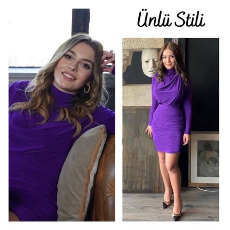 Purple Dress Worn By Melis Sezen Wearing Dress Fashion Dress