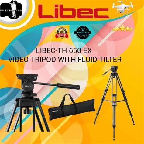 Promo Tripod Libec Th 650 Ex Video Libec Th 650 Ex Tripod Profesional