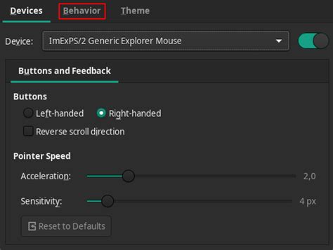 Xfce Default Mouse Setting Is Killing Me Day By Da Support Manjaro Linux Forum