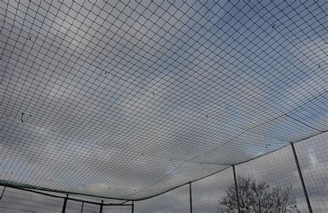 학교에서 볼 게임을위한 다기능 야외 놀이터 라인이있는 플라스틱 카펫에서 녹색 인조 잔디 농구 농구와 축구 목표 높은 그물과 가드레일을 잡는 주변 Basketball