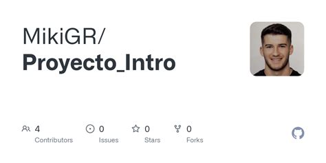 Github Mikigrproyectointro