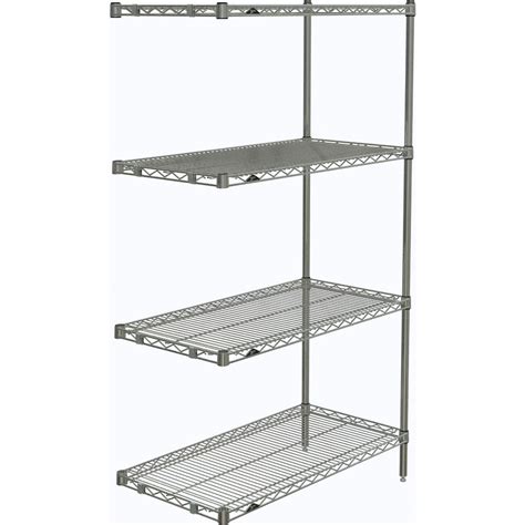 Metro Super Erecta Add On Unit Wire Shelving 4 Shelves Msc Direct