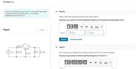 Solved Problem Part B In The Circuit Shown In The Figure Chegg