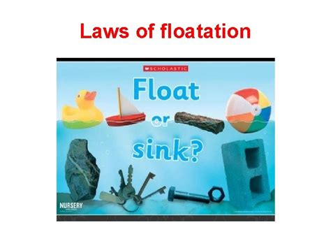 Chapter 4 LAWS OF FLOATATION Laws Of Floatation