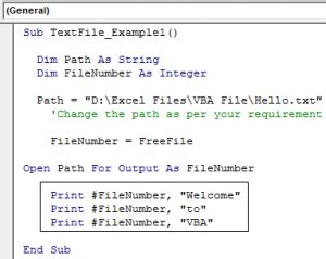 VBA Write Text File Write Excel Data To Text Files Using VBA Code
